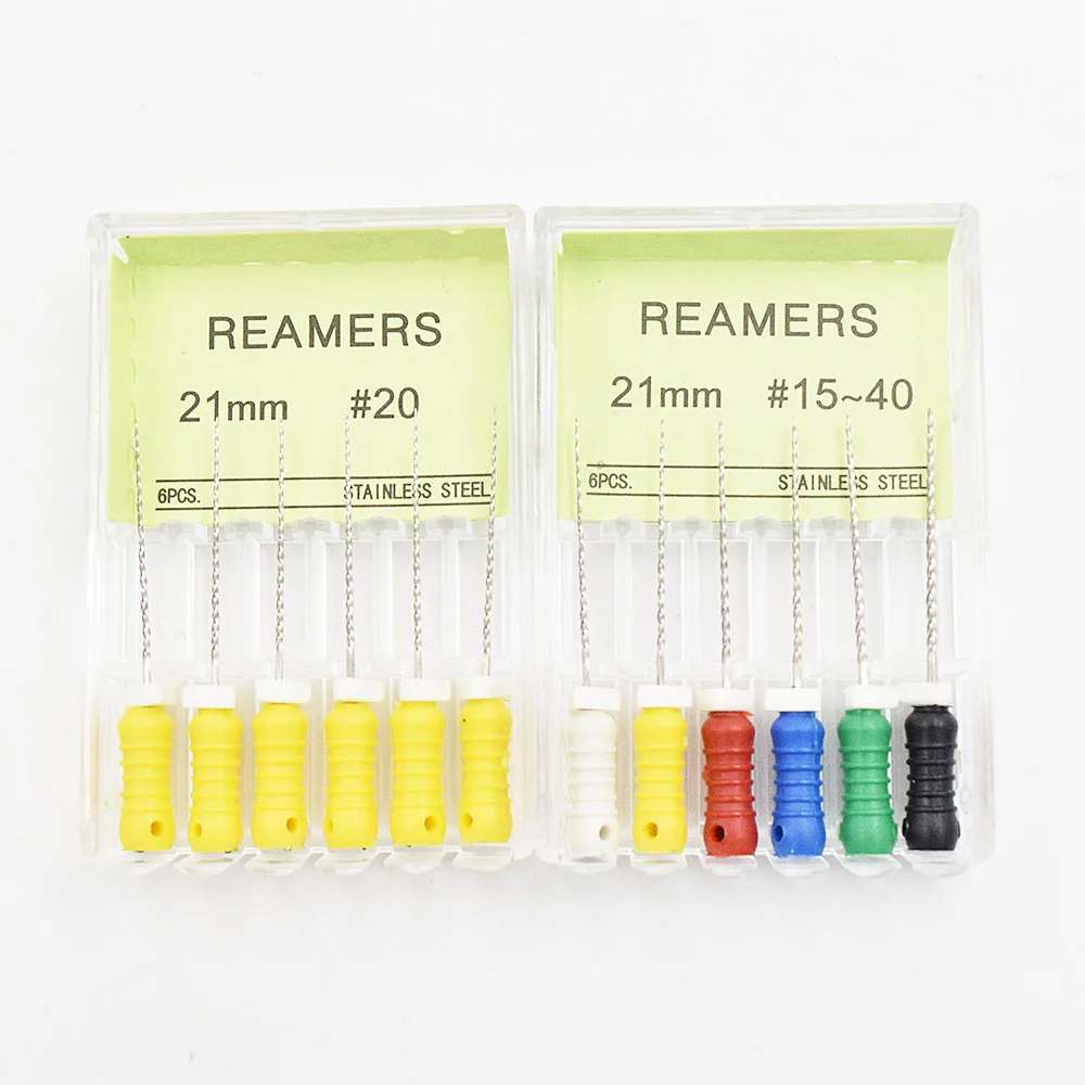 1-box-Dental-Reamers-Stainless-Steel-R-Files-Root-Canal-Dentist ...