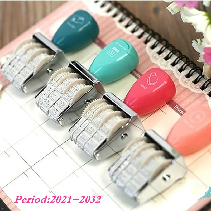 Fromthenon Cute Date Stamp For Planner Clear Stamps Bussiness Rubber ...