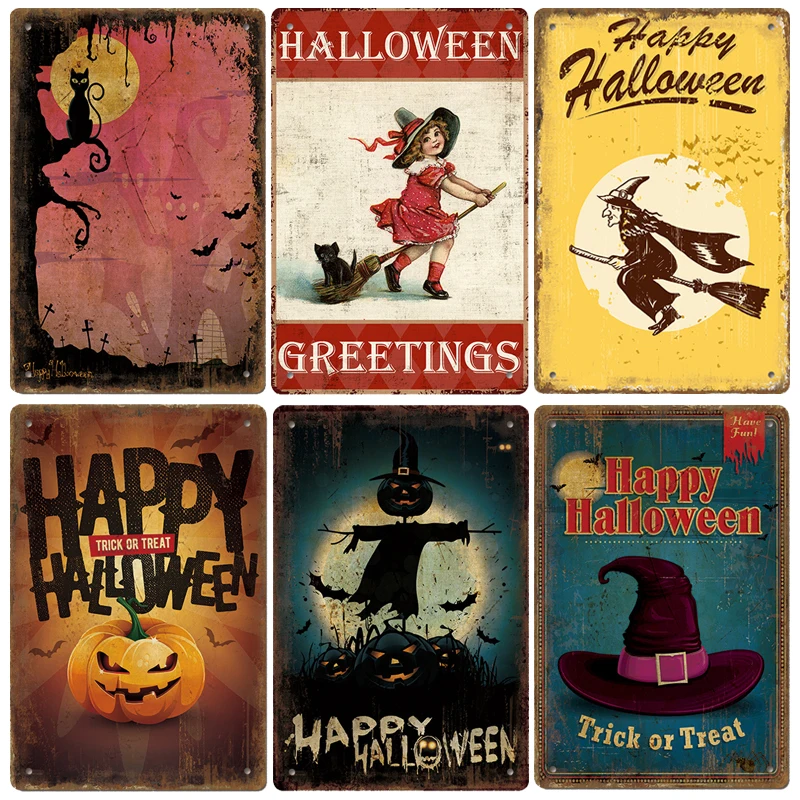 Halloween Plaque And Signs