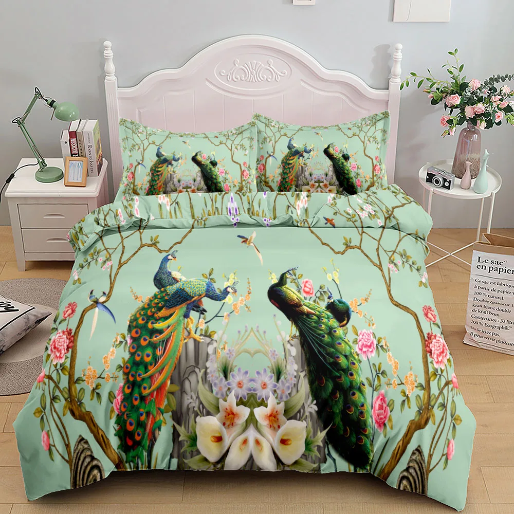 Peacock Bedding