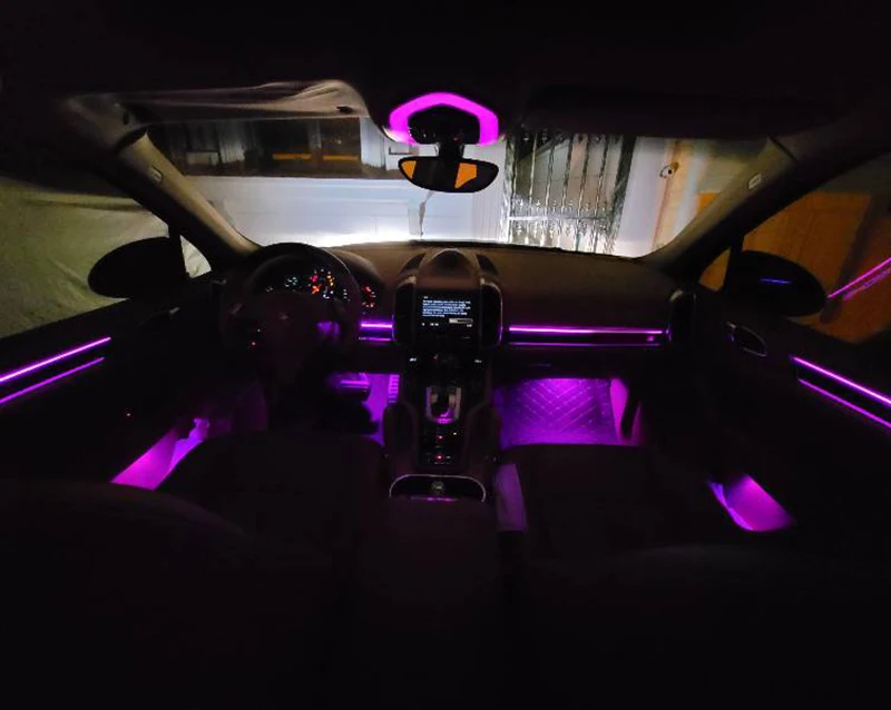 Car-lighting-system-interior-environment-LED-atmosphere-for-Porsche ...