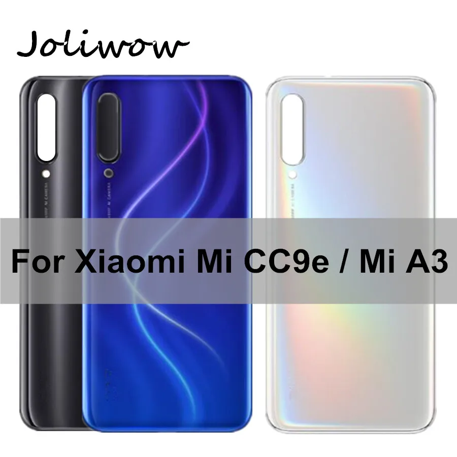 Back Cover For Xiaomi Mi Cc9e A3 Battery Cover Back Glass Panel Rear ...