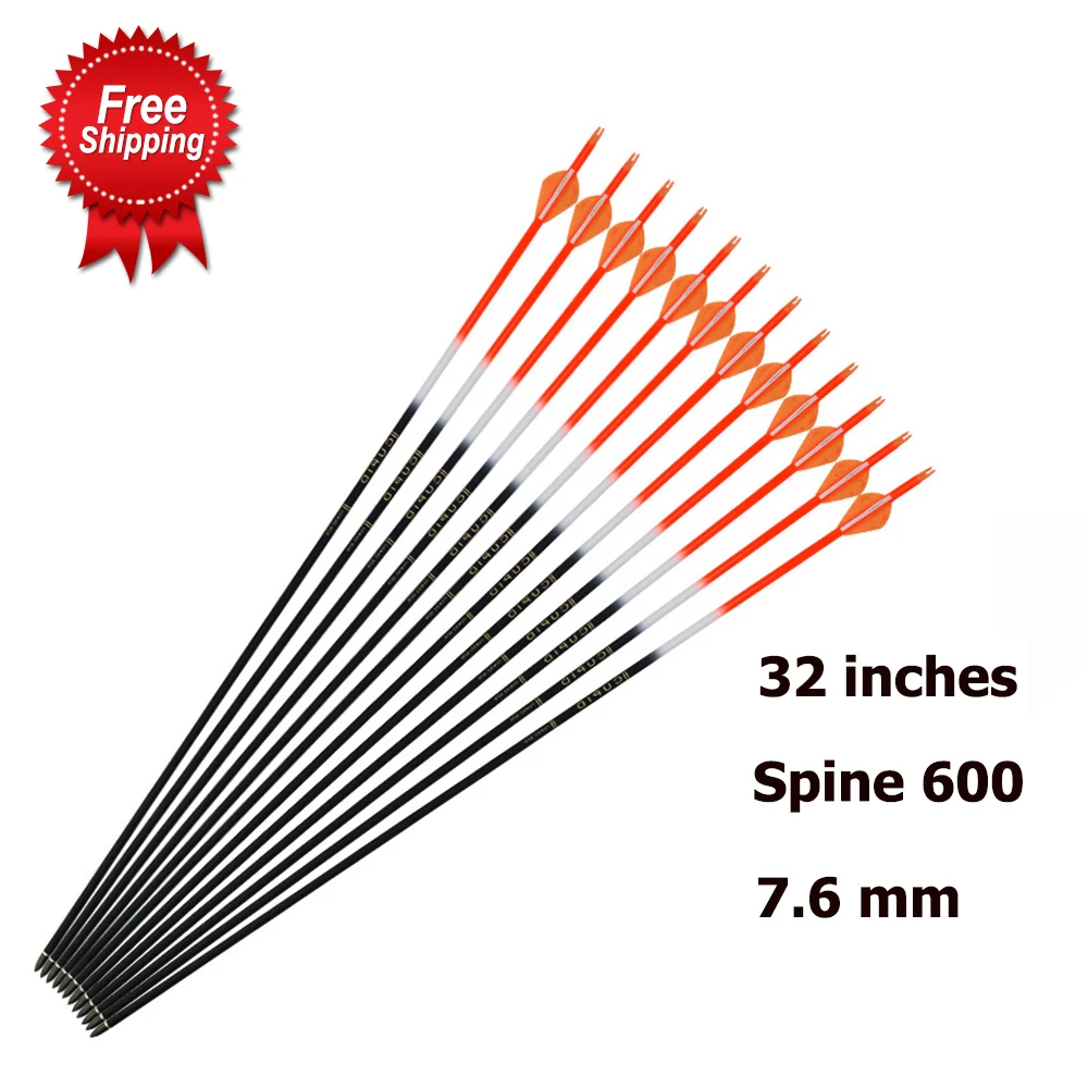 32 Inches Spine 600 Mixed Carbon Arrow Outer Diameter 7.6 Mm Inner ...