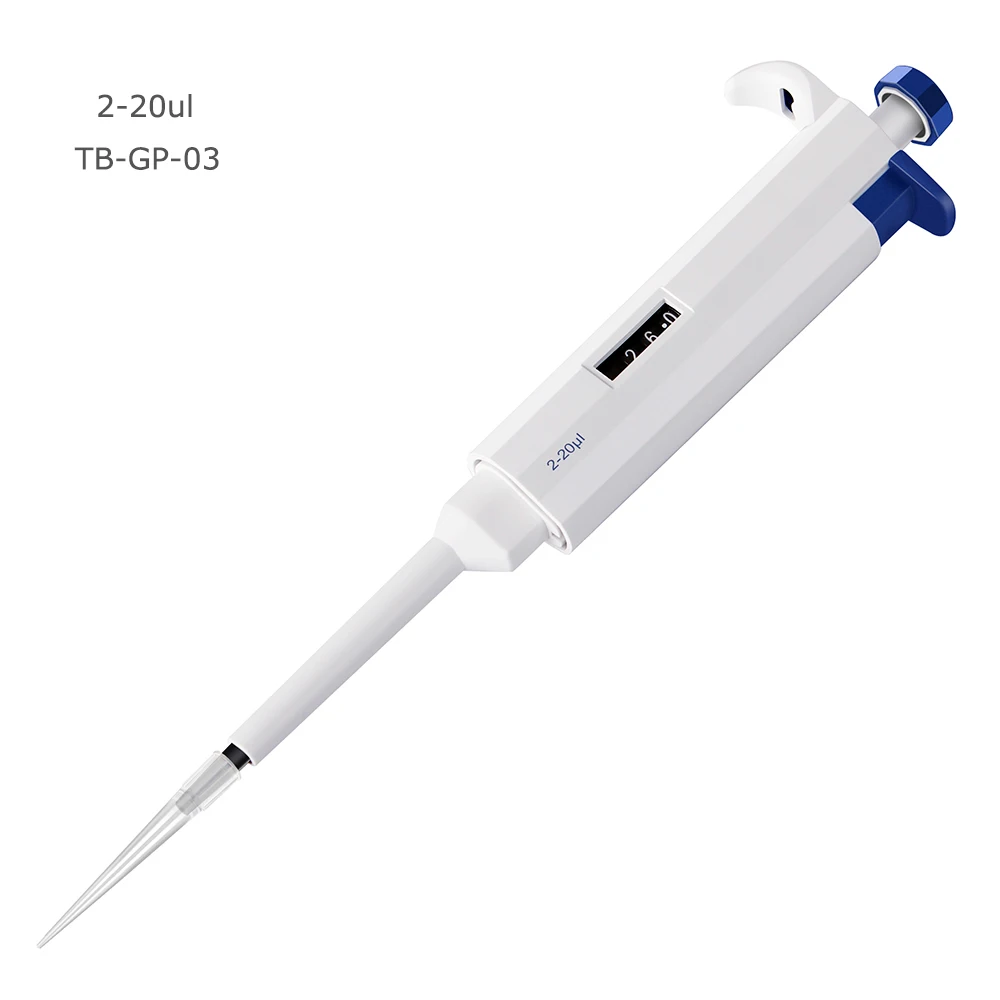 Pipeta científica FOURE'S 2 20ul, pipeta ajustable de laboratorio ...
