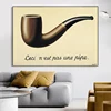 The Treachery of Images This Is Not a Pipe by René Magritte ...