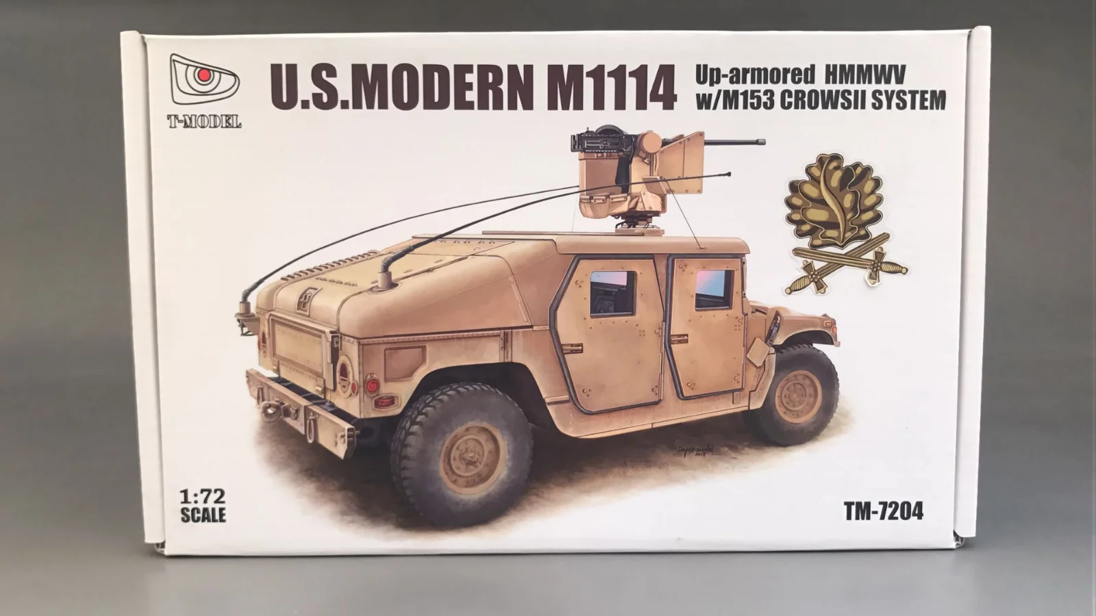 T-model Tm7204j 1/72 U S M1114 Hmmwv W M153 Crowsll System Gold Model ...
