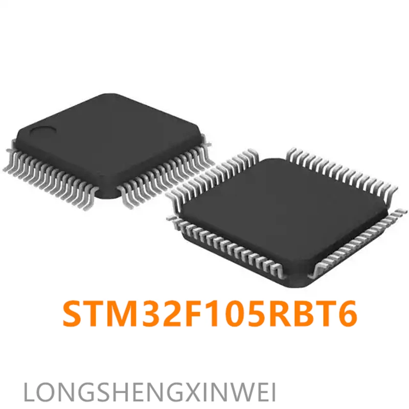 1pcs New Original Stm32f105rbt6 Stm32f105 32f105rbt6 Microcontroller 32-bit Chip Lqfp64 ...