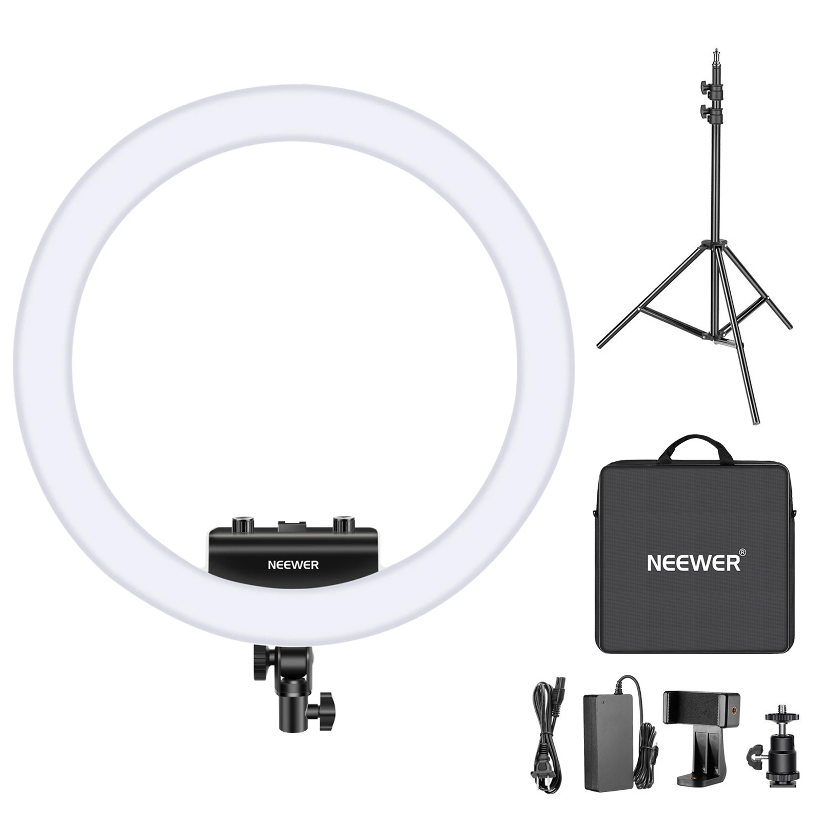 Neewer Ring Light Kit [upgraded Version-1.3cm Ultra Slim]-18 Inches ...