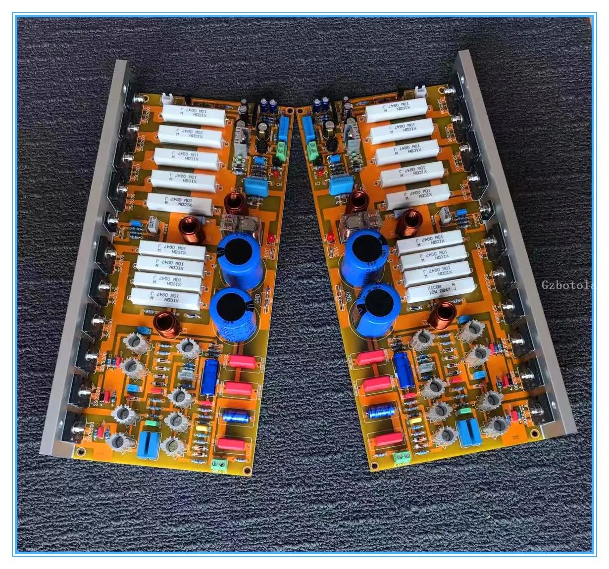Placa-amplificadora-fm711-250w-2-placa-de-entrada-com-extremidade-nica ...