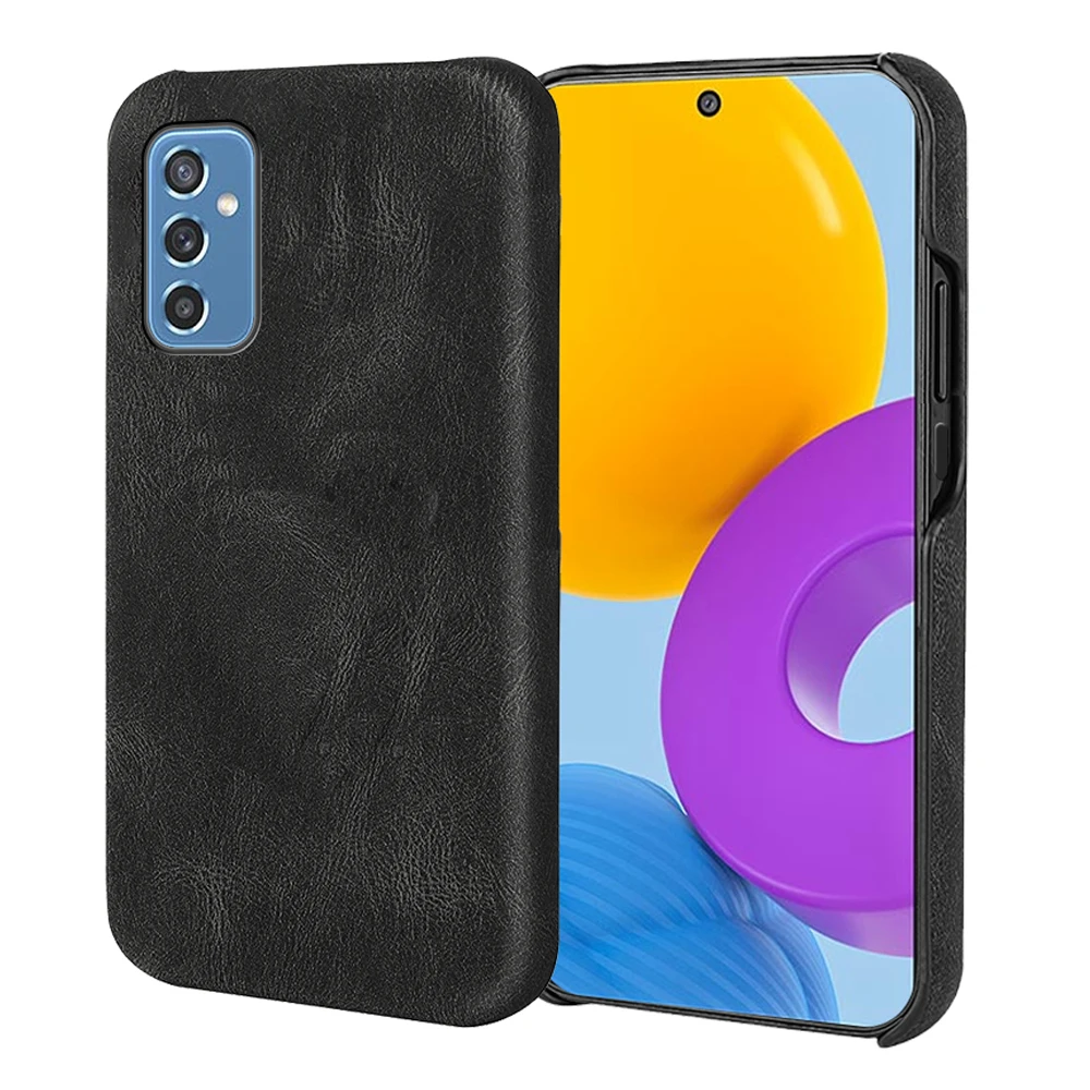 For Samsung Galaxy M52 M32 M11 M02 A02 A03S A02S Xcover 5S Pattern Litchi Skin PU Leather Hard ...