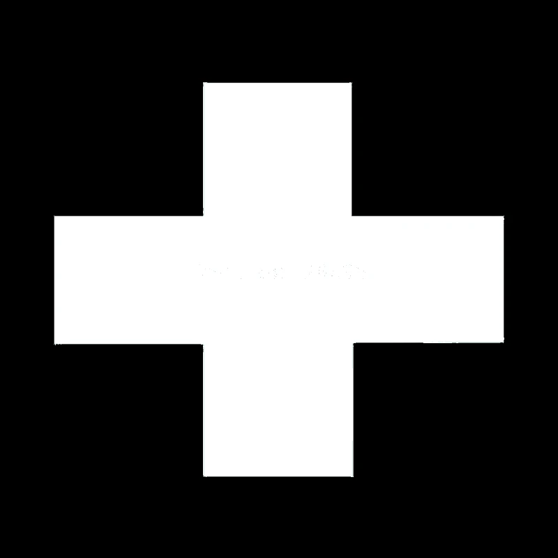 Medical Cross Black And White