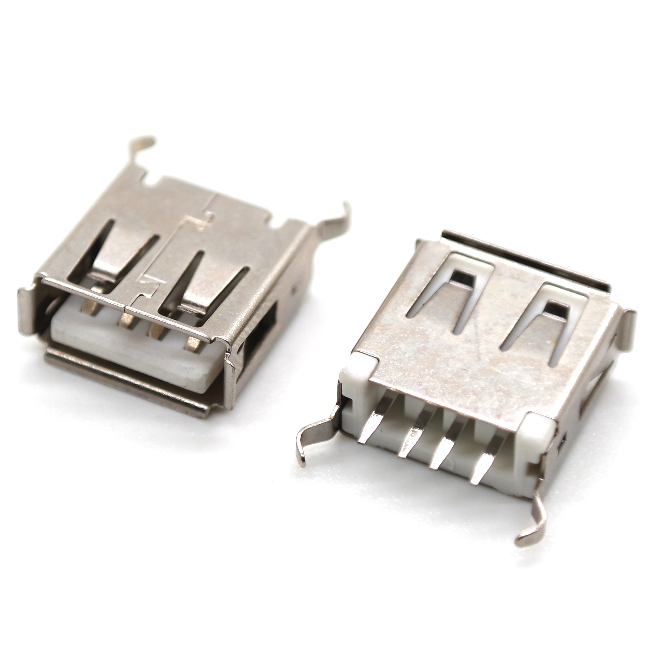 10PCS-USB-base-AF-13-socket-Type-A-180-degree-vertical-crimping-4 ...