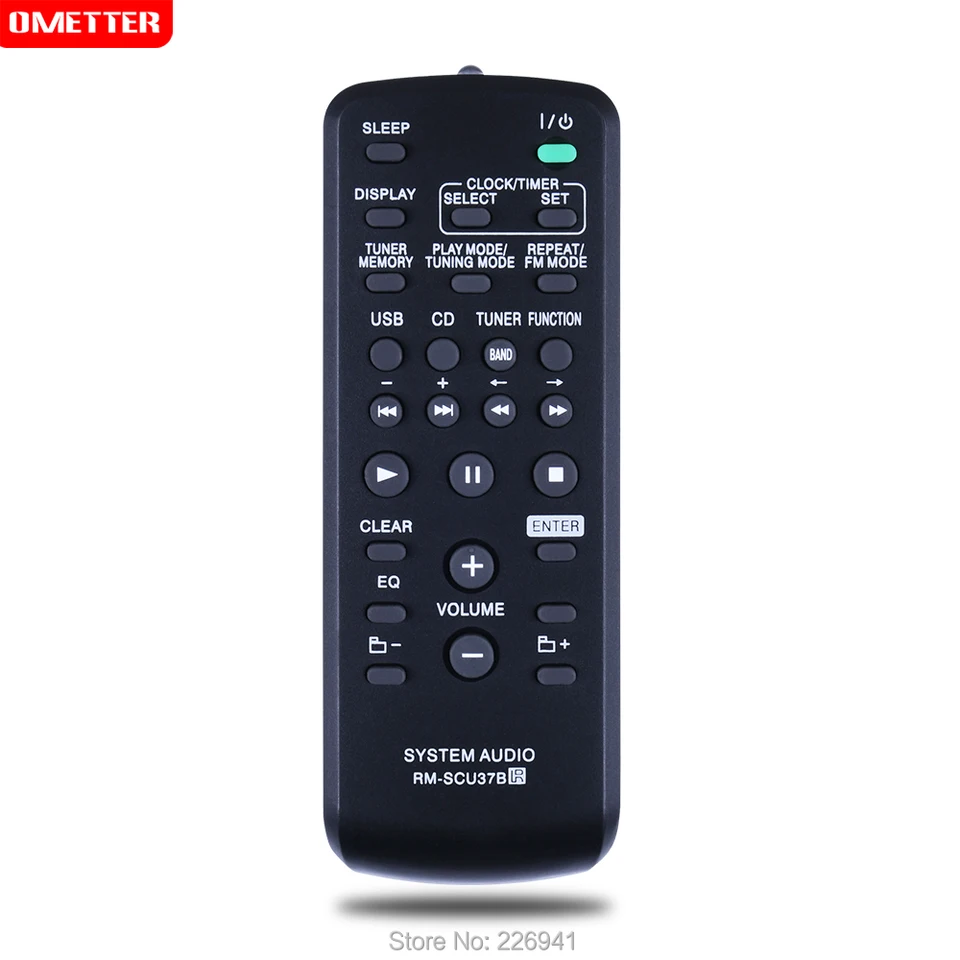 Hi-Fi System Remote Control RMSCU37B For Sony Audio Systems - Pre ...