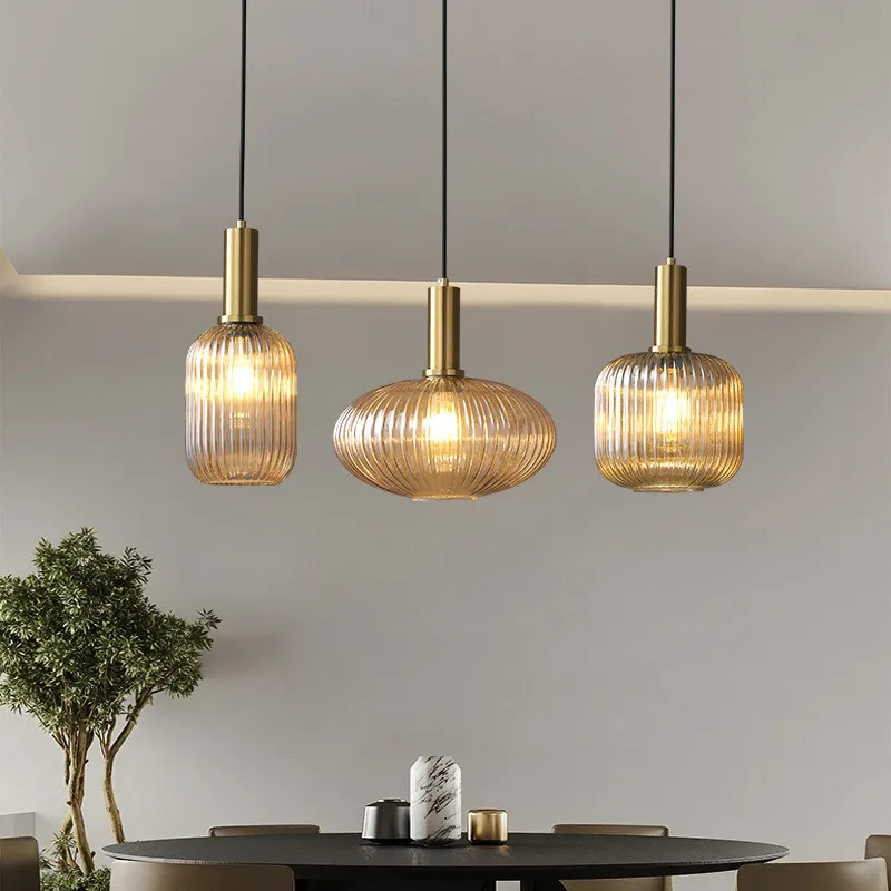 Retro-Full-Colored-Glass-Pendant-Lights-Creative-Living-Room-Lamp-L ...