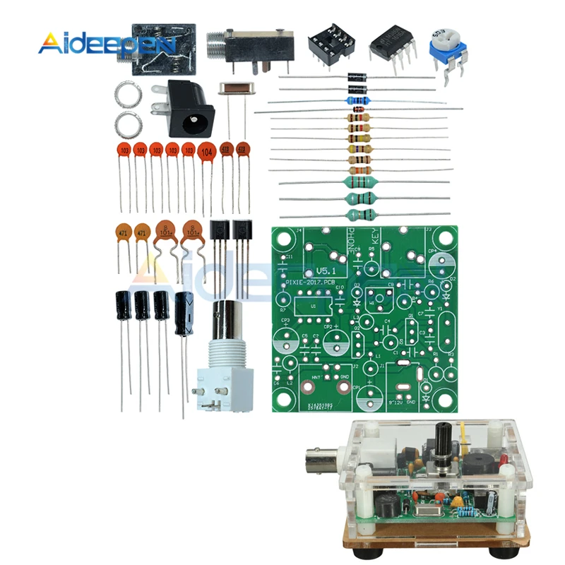 S-PIXIE CW QRP Super Shortwave Radio Transceiver Radio 7.023khz DIY ...