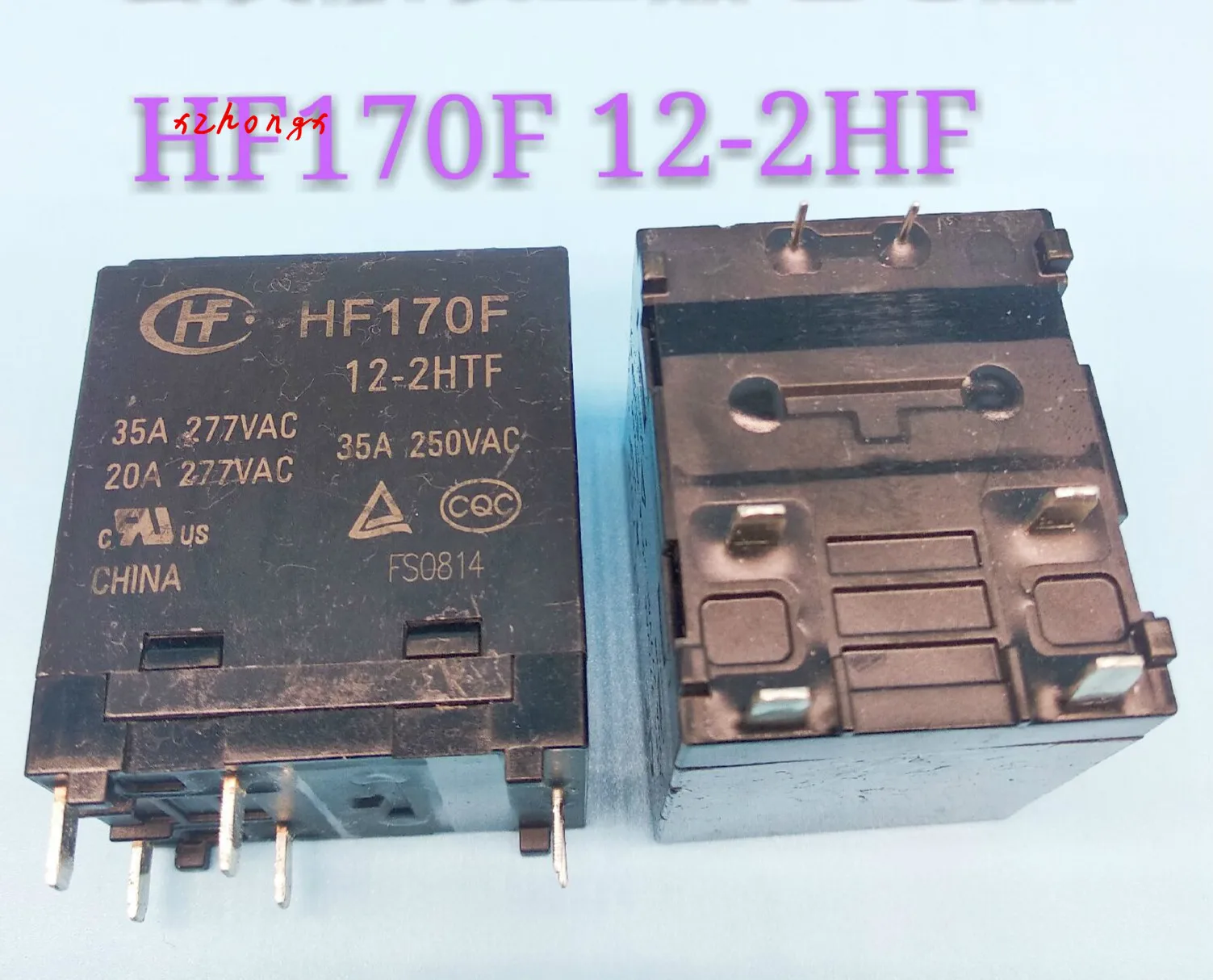 HF170F 12 2HF 12VDC 릴레이 35A 277VAC 그룹 2 정상 개방 6 피트|릴레이| - AliExpress