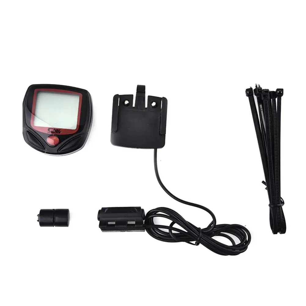 Sunding Bike Wired Stopwatch Bicycle Multifunction Computer Speedometer ...