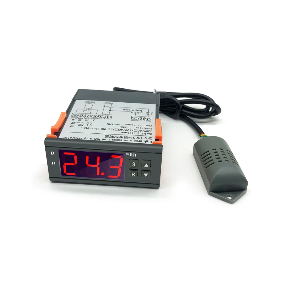 New-MH13001-AC220V-12V-24V-Digital-Air-Humidity-Controller-1-RH-99-RH ...