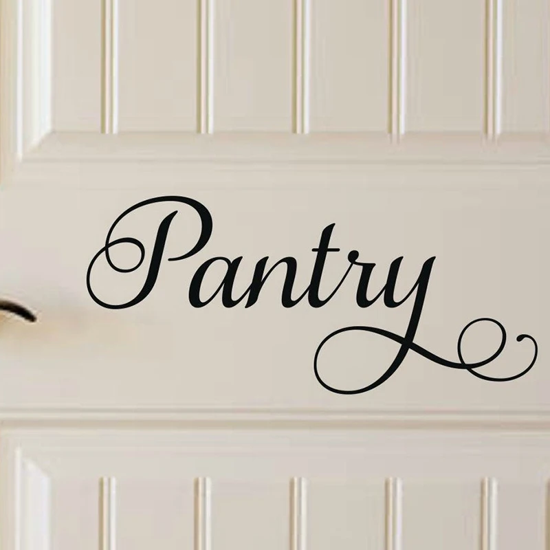 Home & Living Wall Decals & Murals Home Décor Pantry Door Decal Pantry ...