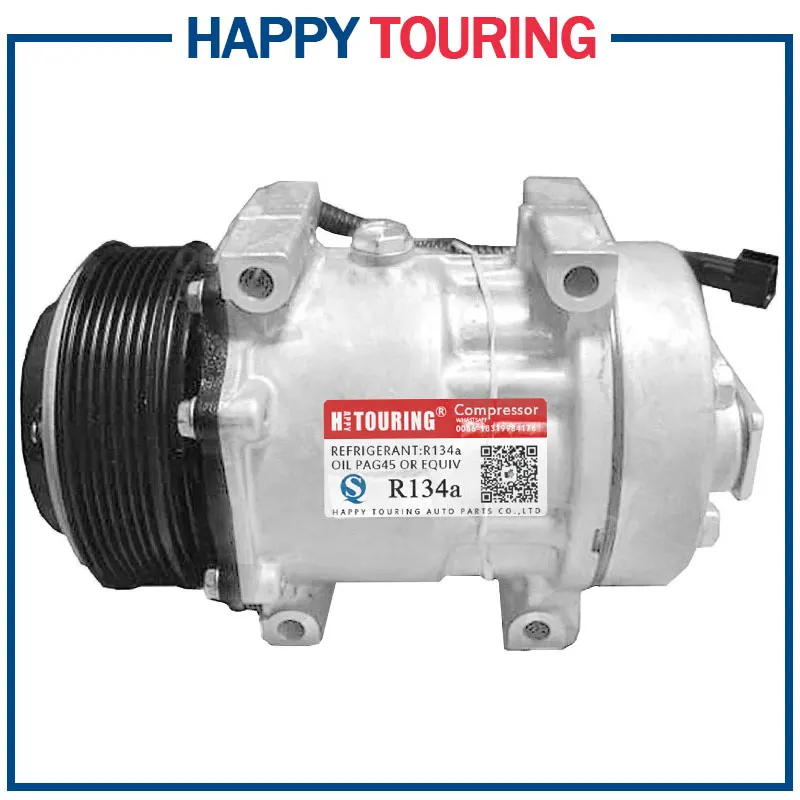 Compresor de CA SD7H15 para LAND ROVER DEFENDER Cabrio (LD) 2,4 TD Td4 ...