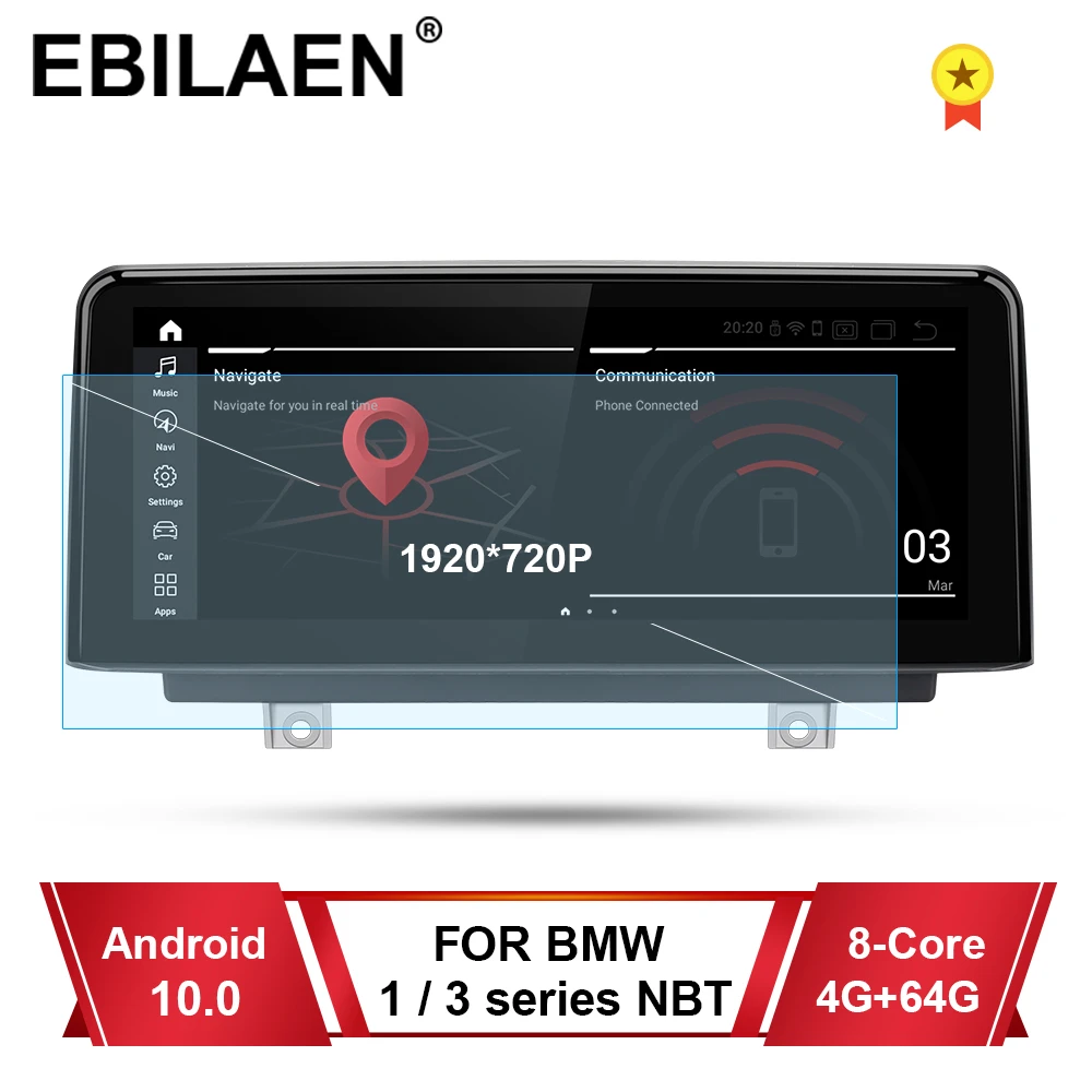 Ebilaen Car Radio Multimedia For Bmw F30 F31 F22 F34 F33 F20 F21 Nbt ...