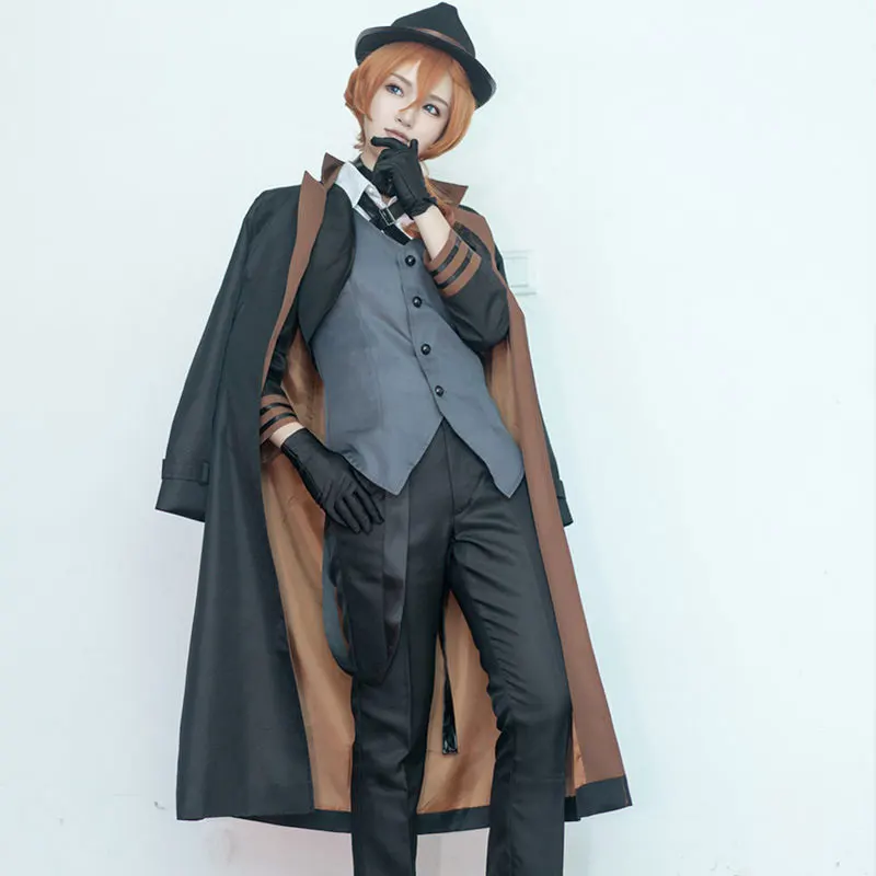 Men Detective Uniforms Noble Palace Party Outfits Nakahara Chuya ...