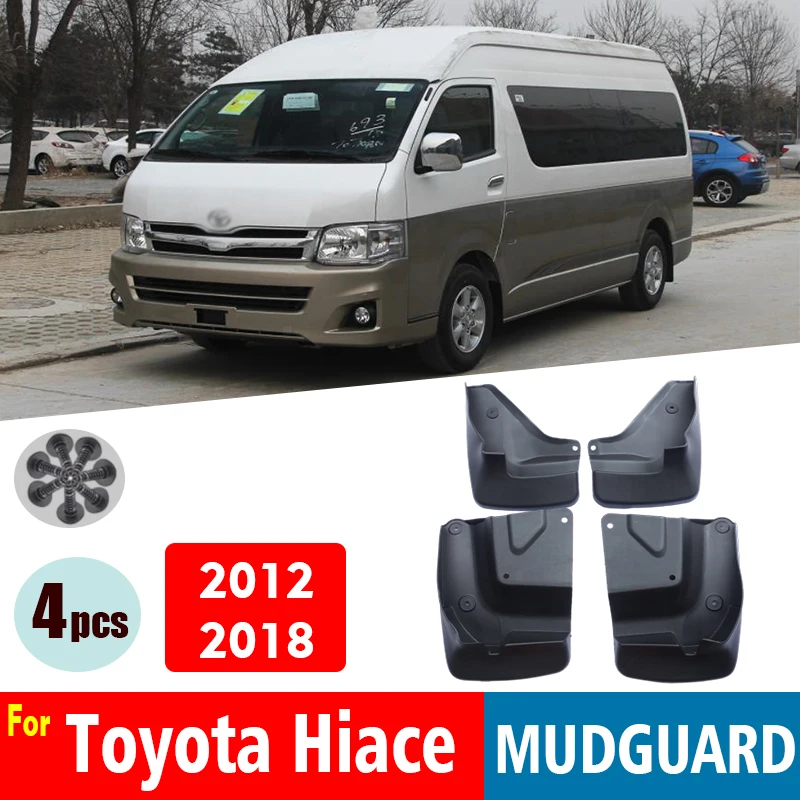 FOR Toyota Hiace 2012-2018 Mudguards Fender Mud Flap Guard Splash ...