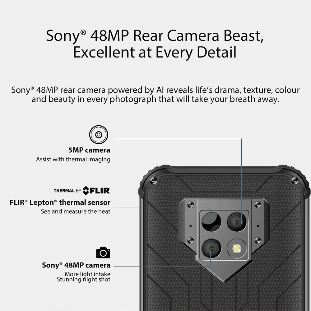 Blackview BV9800 Pro, первый в мире смартфон с тепловизором, Helio P70 ...