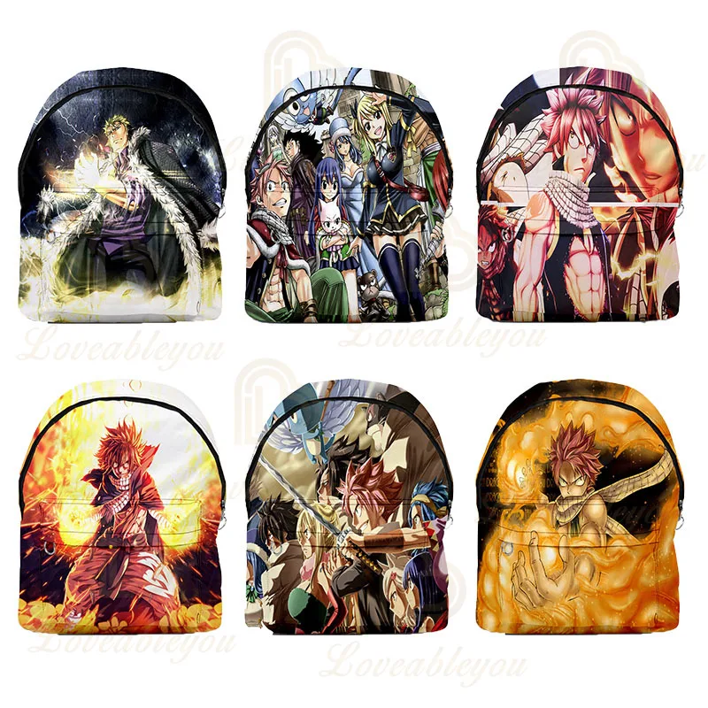 Beautiful Fairy Tail Backpack Boys Girls Back To School Men Women Hot ...