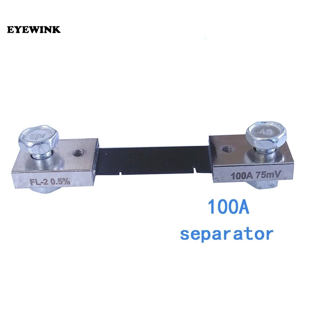1Pcs External Shunt 100A /75mV Current Meter Shunt Resistors 100A/75mV ...