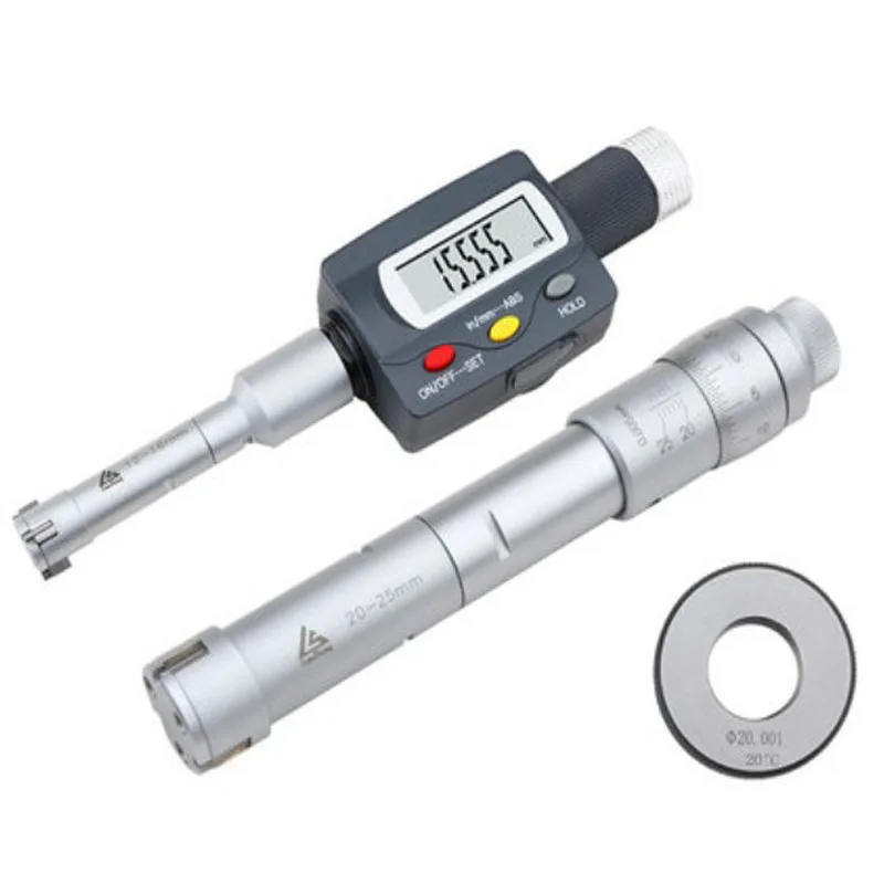 internal micrometer hole test three point internal diameter micromete ...