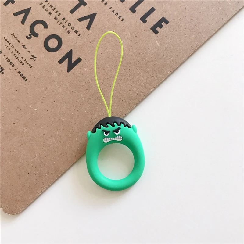 Hero series Cartoon phone strap Silicone Pendant Mobile Phone Straps ...