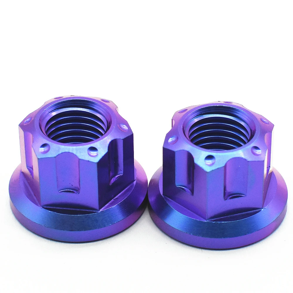 Ti Screw Nut M6 M8 M10 M12 M14 for Locomotives and motorcycles Titanium ...
