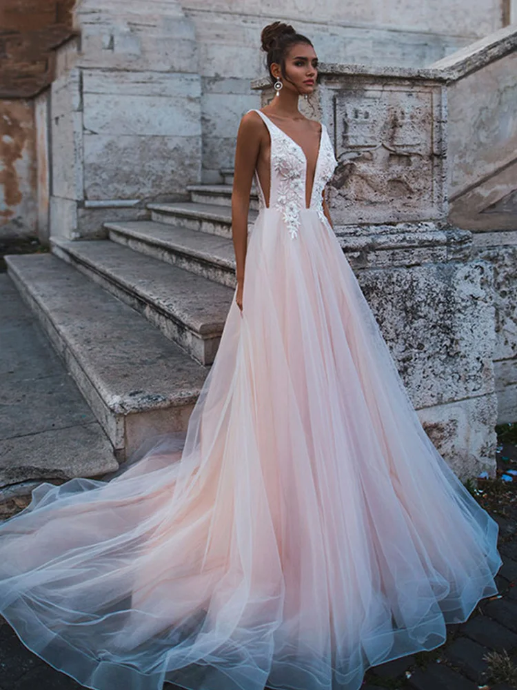 Pink Fairytale Wedding Dresses