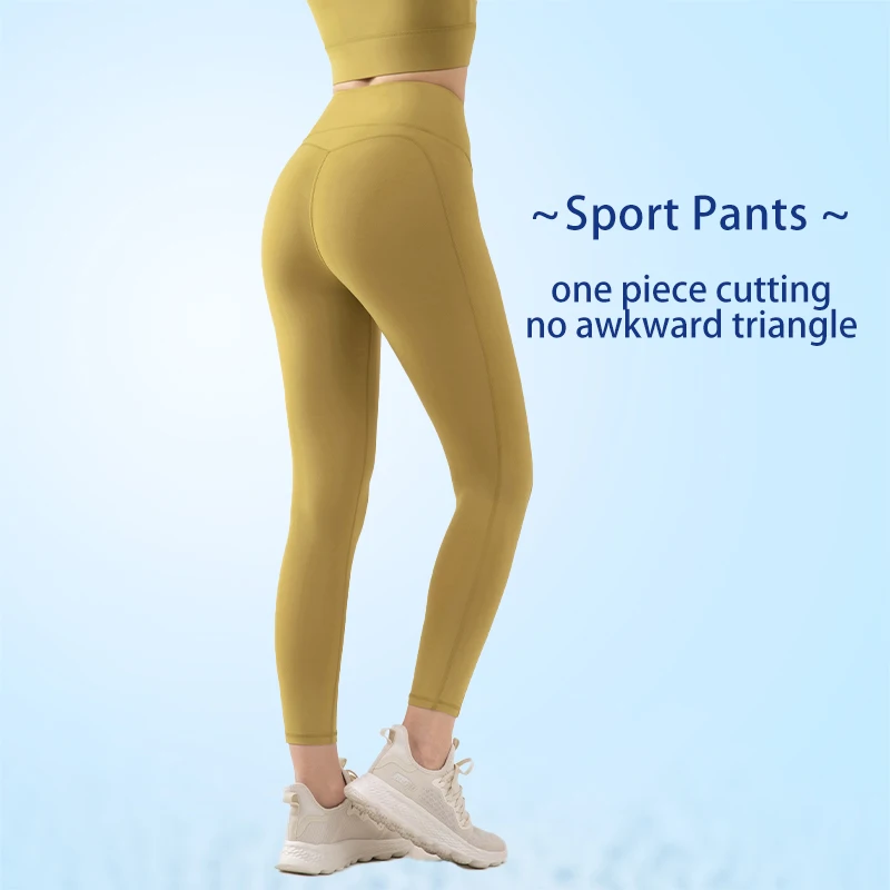 DANCEFISH Women Yoga Pants Fitness Exercise Jogging Nylon Comfortable ...