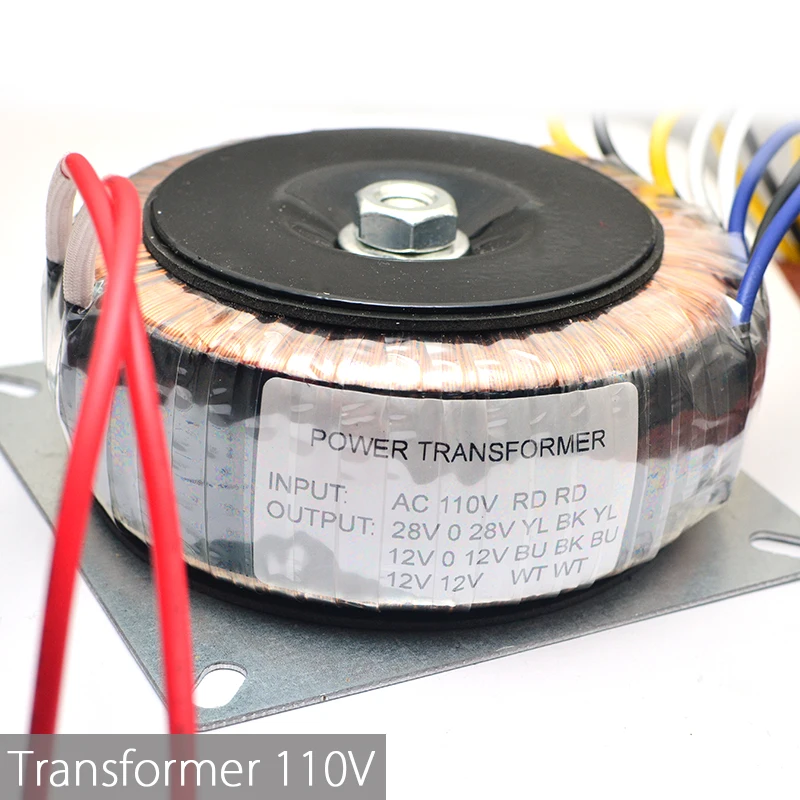 【CW】 UNISIAN 200W AC220V/110V Toroidal Transformer Dual 28V Dual 12V อะ ...