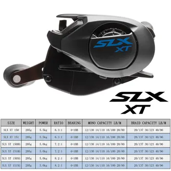 SHIMANO Baitcasting Reel SLX DC XT/SLX XT/ SLX Fishing Reel 4+1BB New ...