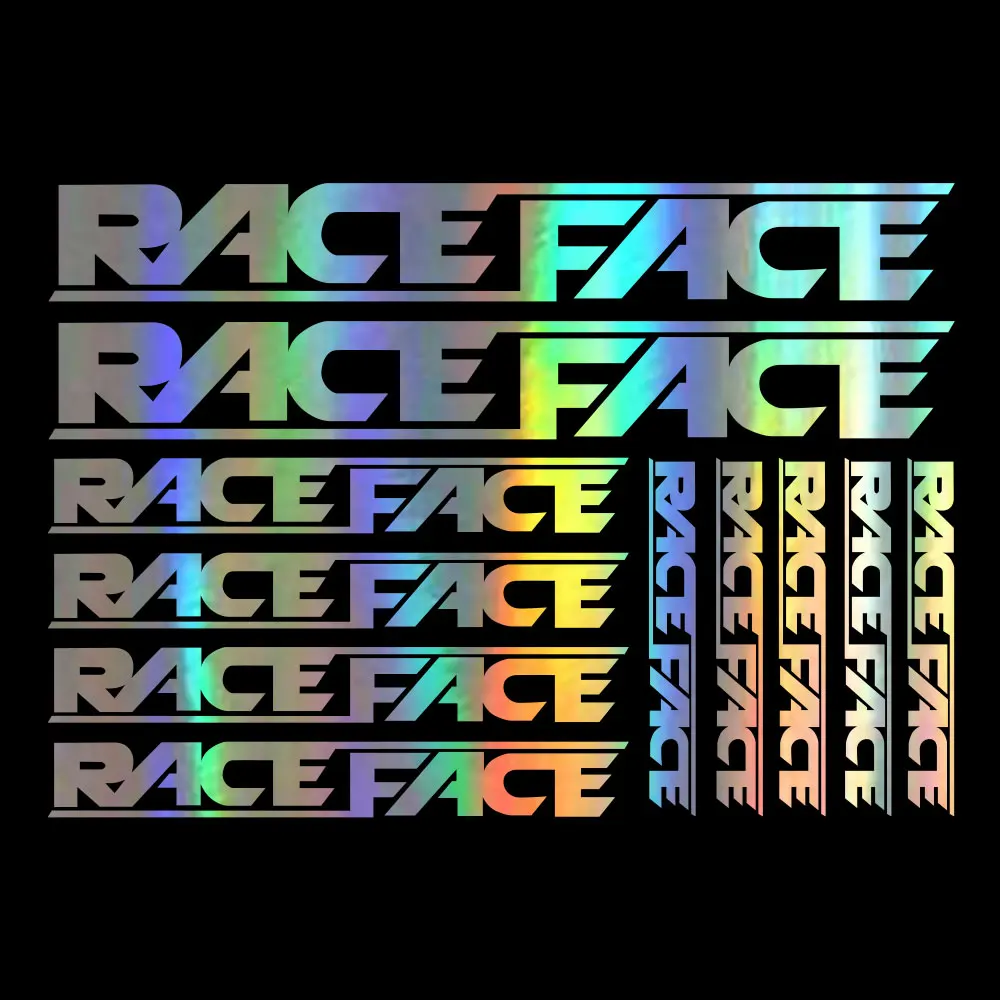 Compatible For Race Face Vinyl Decal Sheet Bike Frame Cycle Cycling ...