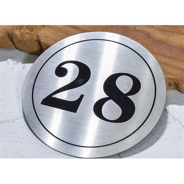 Square Door Number Plaques