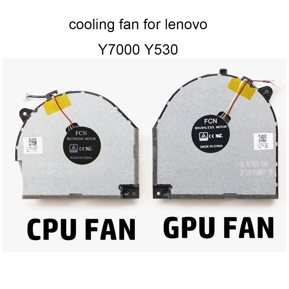 Computer Fans Cpu Cooling Fan For Lenovo Legion Y7000 Y530 Y530-15ich ...