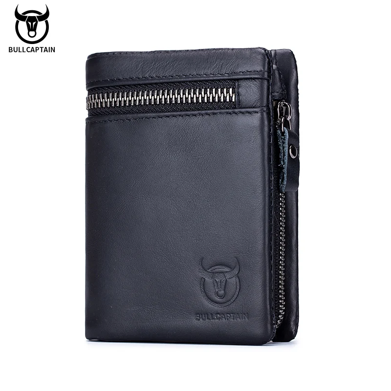 Bullcaptain Genuine Leather Wallet Men | Bullcaptain Fashion Genuine ...