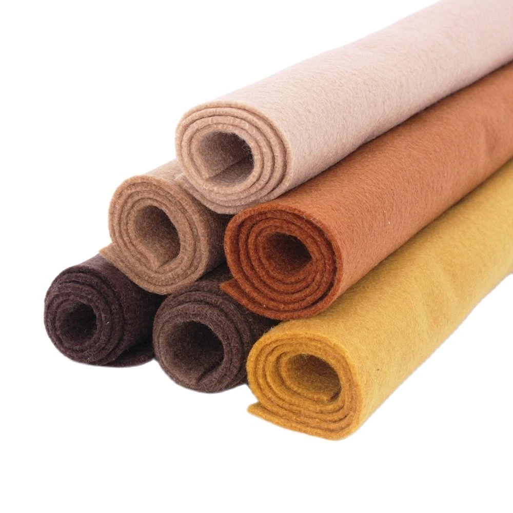 Flesh/brown/chocolate Color Soft Felt,felt Craft, Polyester Nonwoven ...