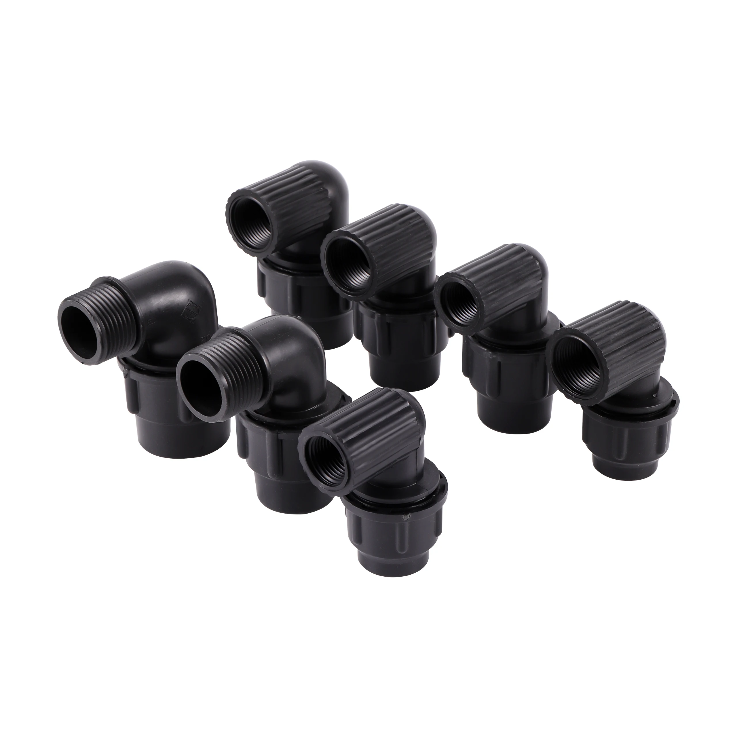 32mm Hdpe Plastic Compression Fitting 90 Degree Elbow 100%品質保証!