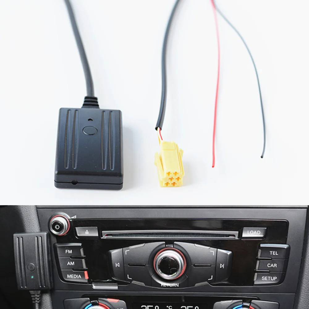 Car Bluetooth Microphone Phone Call Handsfree Kit Music AUX IN Audio Adapter for Fiat Alfa Romeo ...