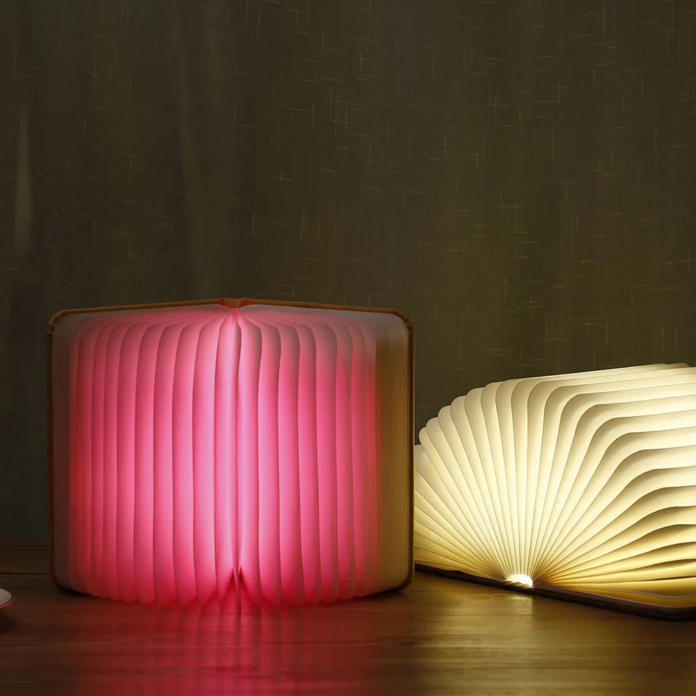 PU 나무 예약 램프 빛 USB 충전식 LED Booklamp 3 색 예약 밤 빛 책 빛 책상 램프 장식 예약 램프|책 조명 ...