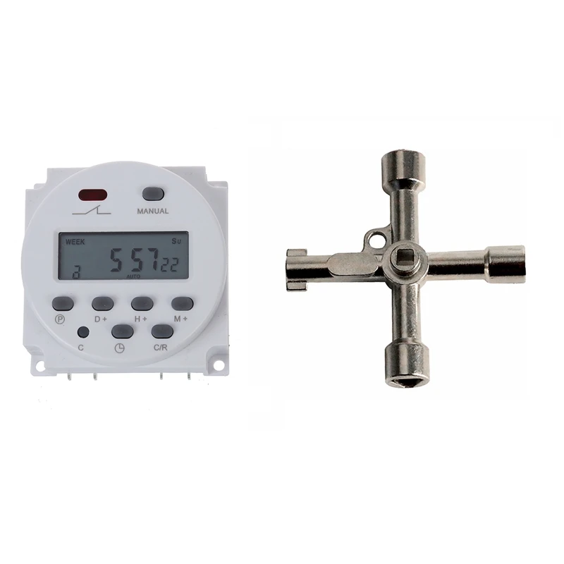 Multifunction 4 Ways Universal Wrench Key Plumber Keys for Gas Electric ...