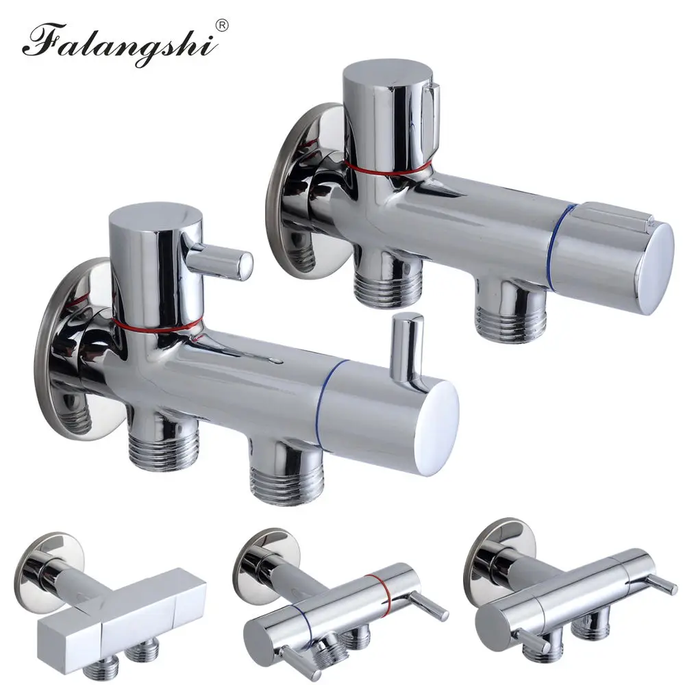 Double Outlet Faucet Valve | Double Angle Valve | Toilet Angle Valve ...
