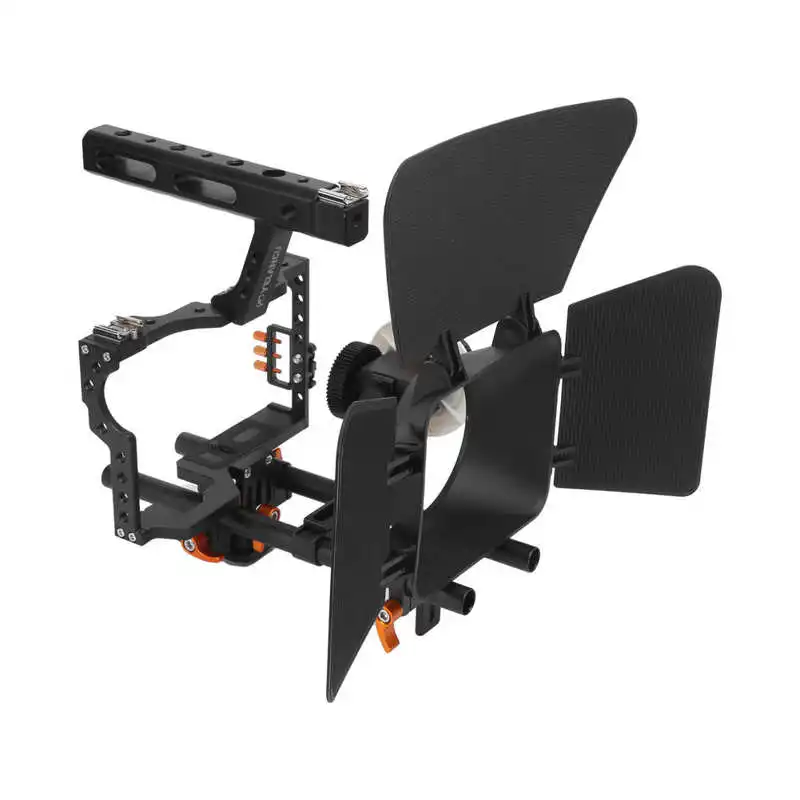 YELANGU C500‑1 Camera Cage with Matte Box for GH4 for Sony A7S/A7/A7R ...