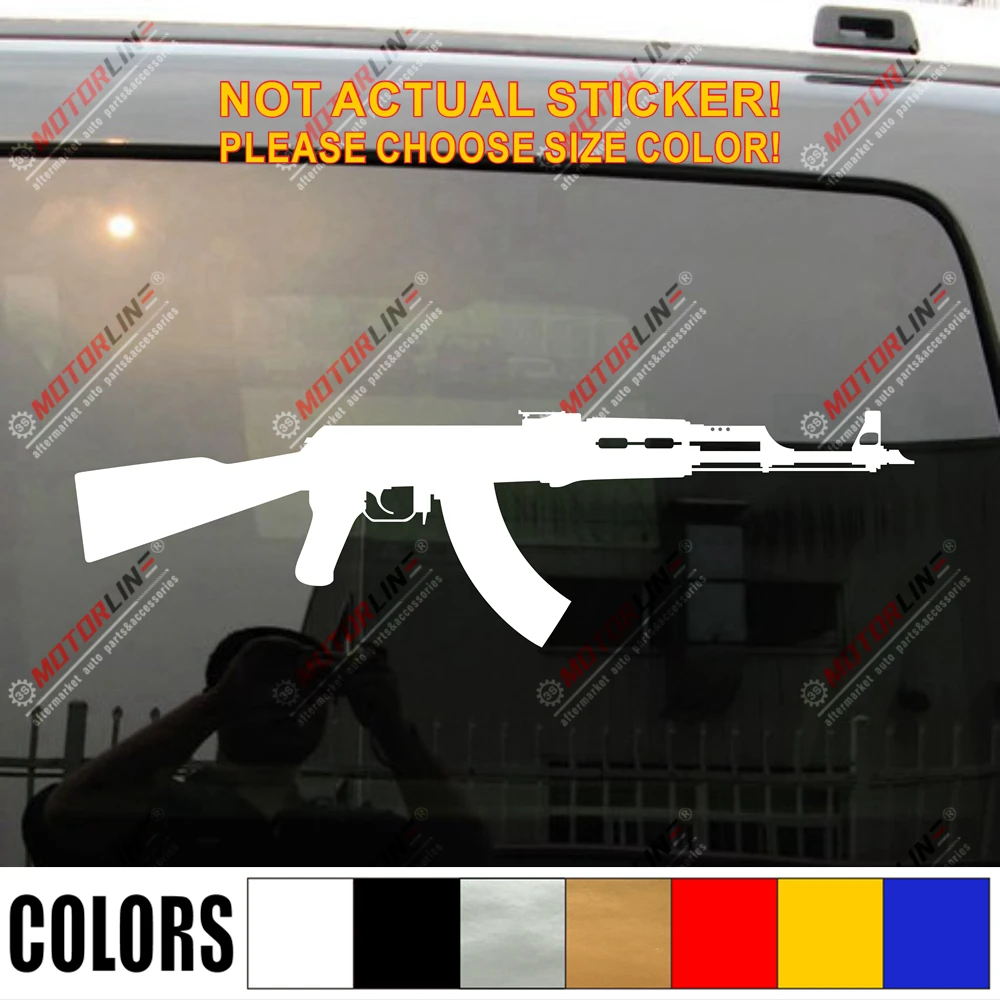 Ak-47 Ak47 Gun Car Truck Decal Bumper Sticker Windows Vinyl Die Cut ...