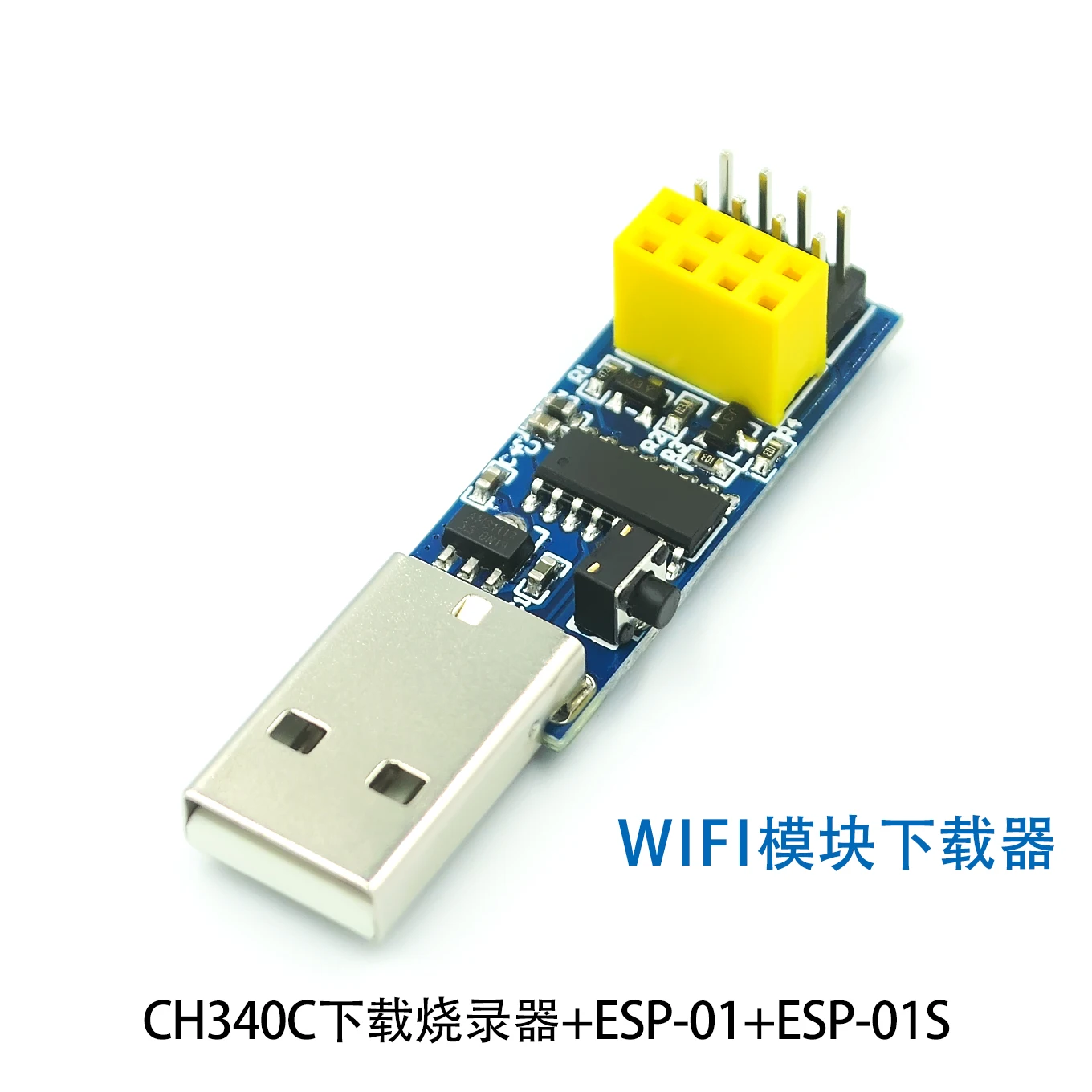 CH340C-USB-ESP8266-ESP-01-ESP01S-Prog-WIFI-Downloader-Module-Developent ...